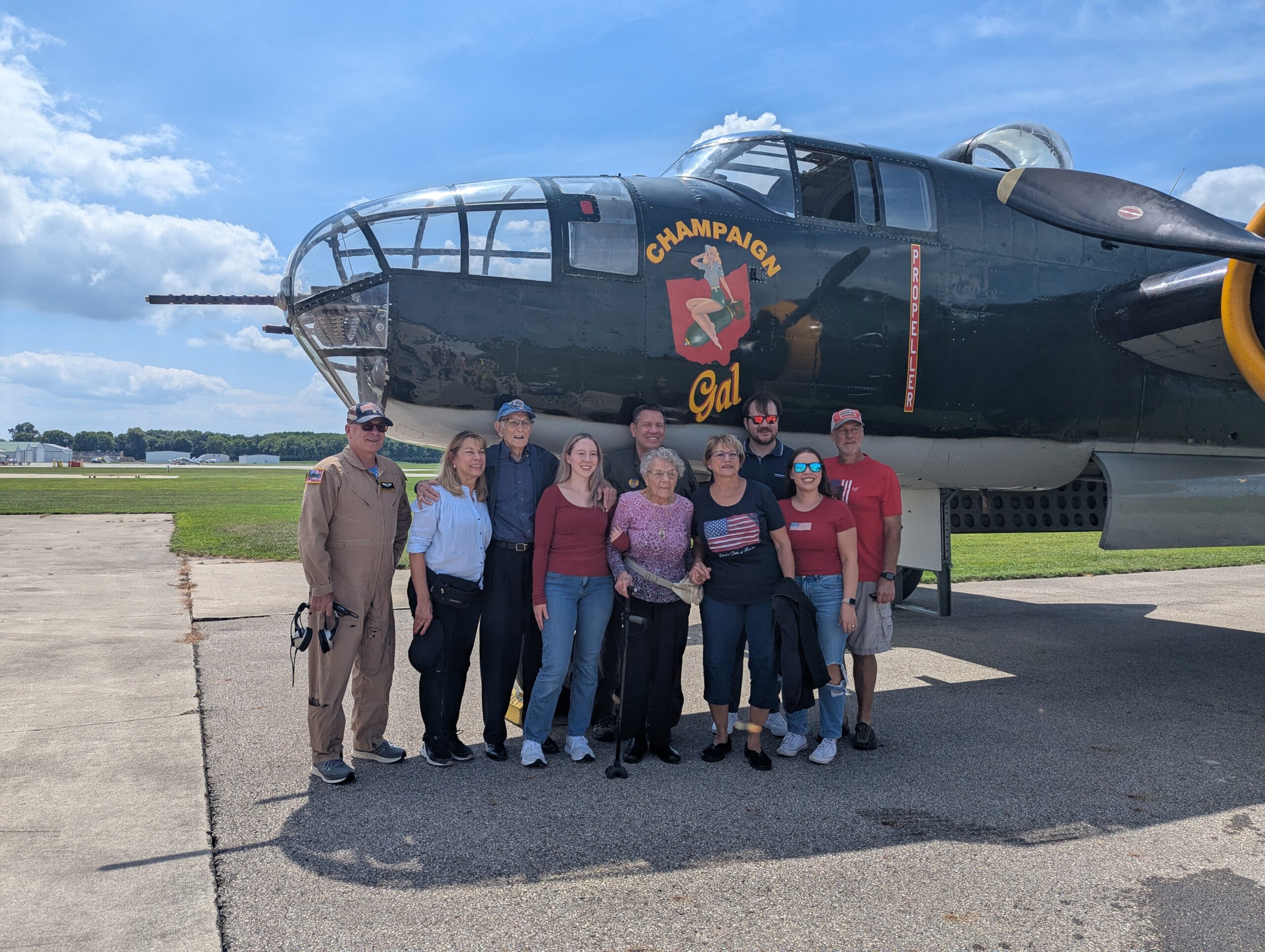Back in a B-25: WWII Veteran Flies Again | National Aviation Heritage Area